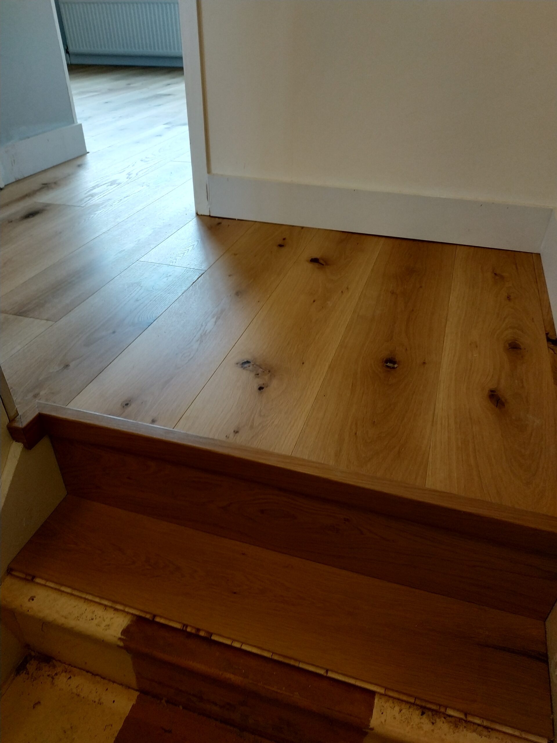 Solid Oak Stair Nosing - Wood4Floors