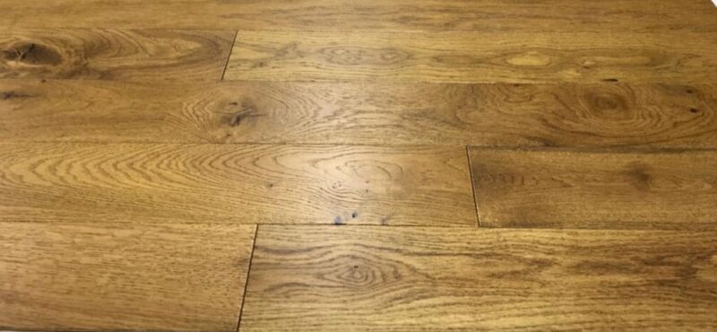 Engineered Golden Stained Oak Wood Flooring
